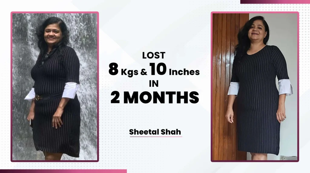 Sheetal Shah: Weight Loss Transformation Journey in 3 Months